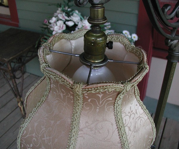 Victorian Beaded Bridge Lamp Lampshade